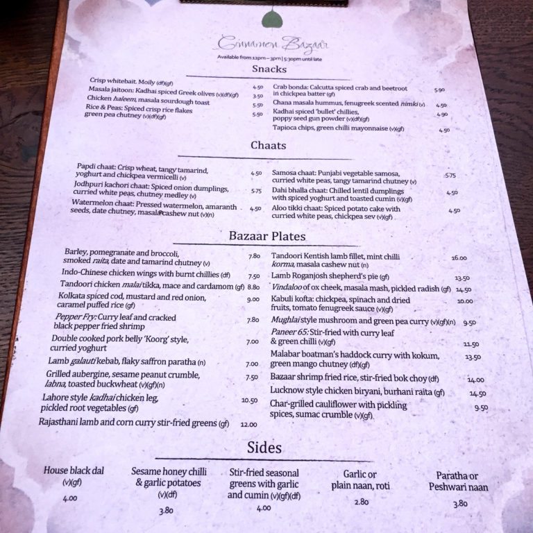 Cinnamon Bazaar Restaurant Review, Covent Garden, London - ThehonestShruth